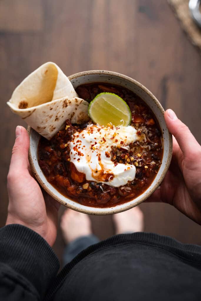 Bean And Sweet Potato Chilli – Kitchen Julie