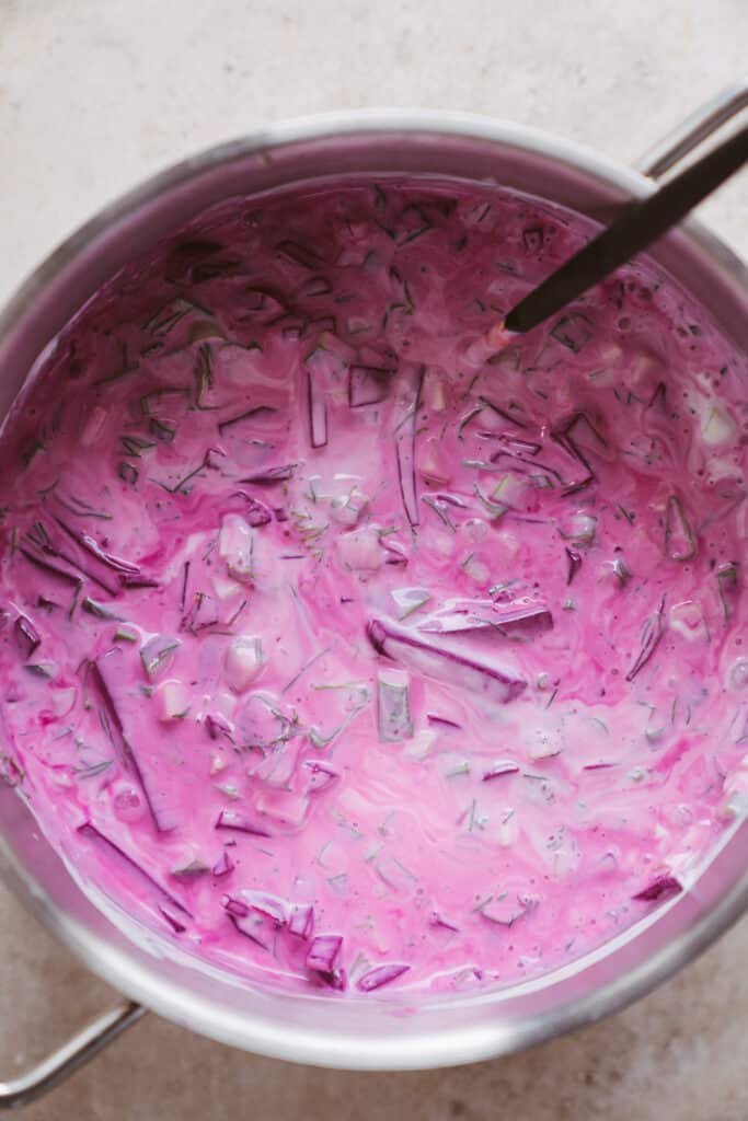 Lithuanian Cold Beetroot Soup – Kitchen Julie