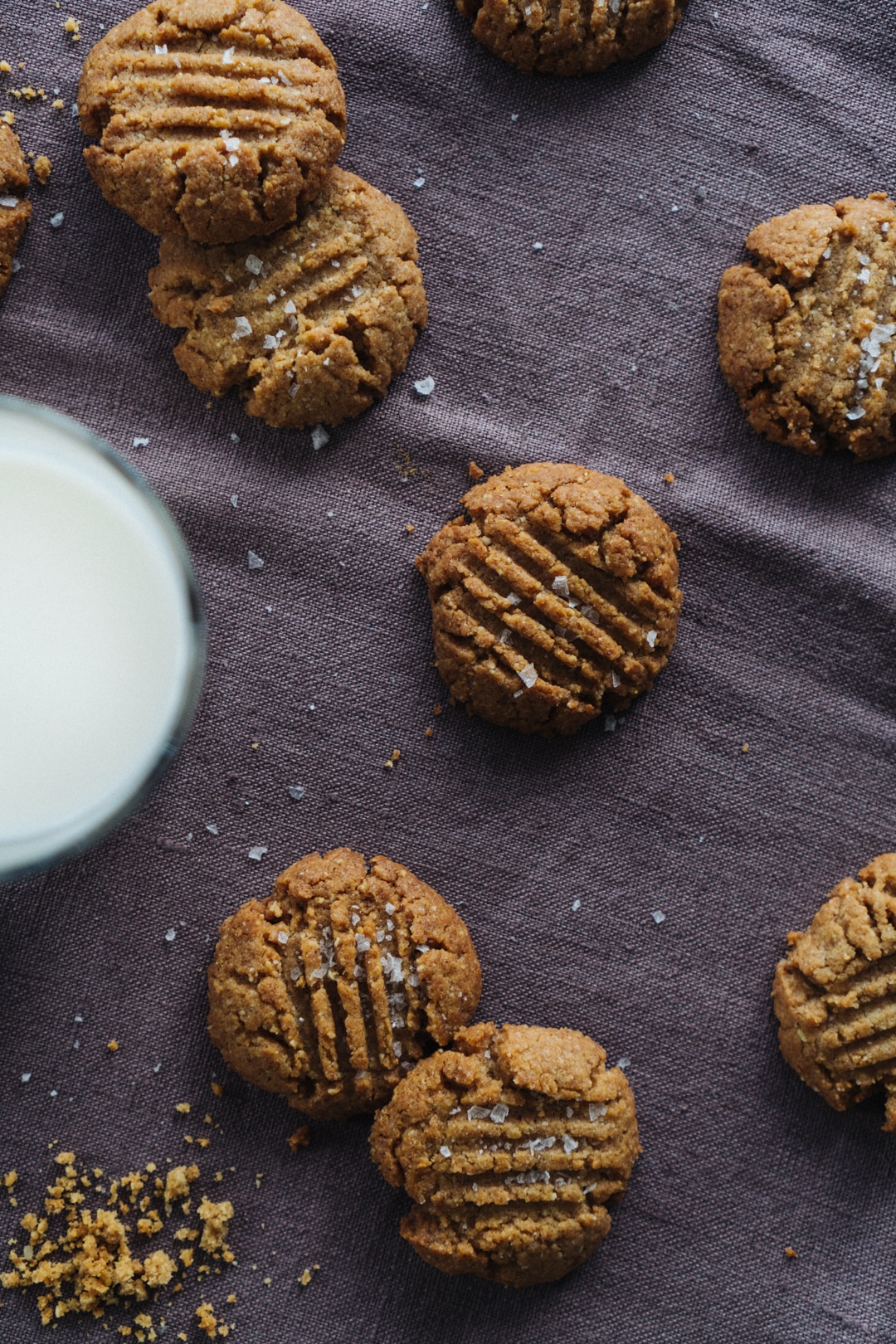 Crunchy Almond Butter Cookies – Kitchen Julie